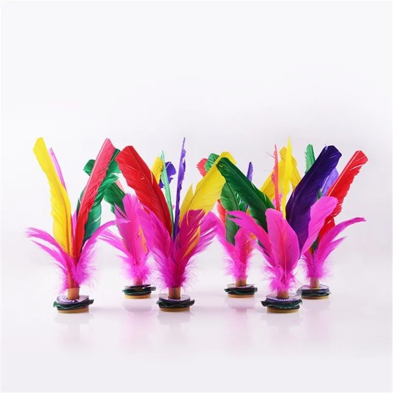 5pcs/Lot Lenwave Foot Sports Game Brand Kick Feather Kicking ...