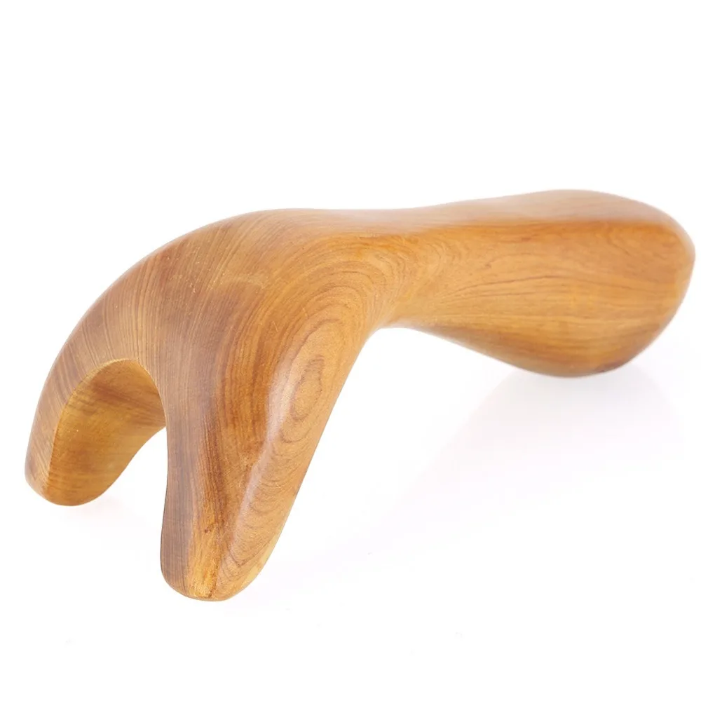 1pcs Fragrant Wood Facial Nose Gua Sha Tool Body Acupoint Massage Hand