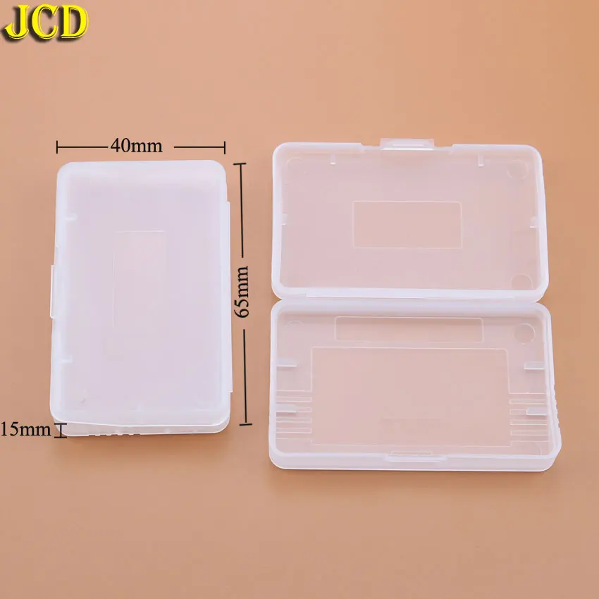 JCD 1pcs For GBA Plastic transparent Game Cards Storage Box Cartridge ...