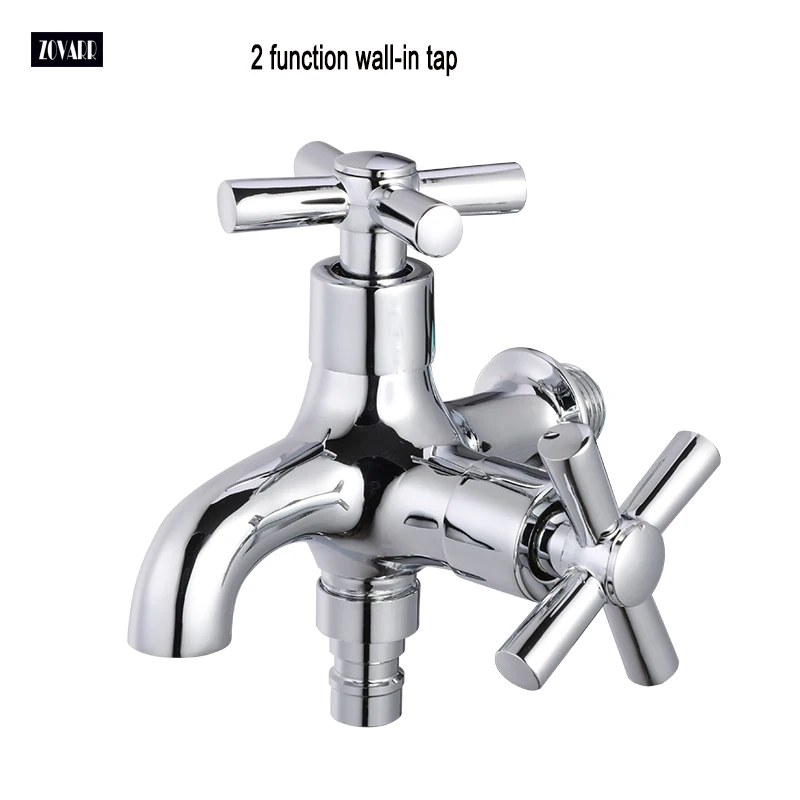 2 function tap for washing machine quick open brass tap wall in tap ...