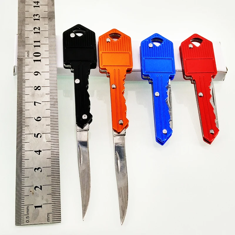 Behelper 4Pcs Portable Mini Camping Knife Fold Key Knife ,Outdoor ...