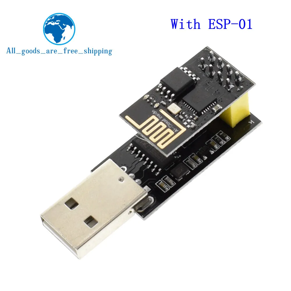 ESP01 Programmer Adapter UART GPIO0 ESP 01 Adaptater ESP8266 CH340G USB ...