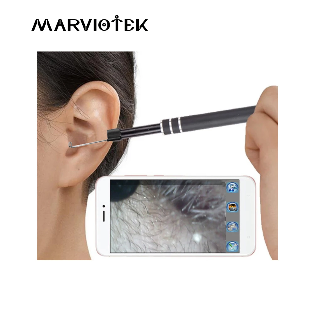 3 In 1 Usb Ear Cleaning Tool Hd Visual Ear Spoon Multifunctional Earpick With Mini Camera Pen