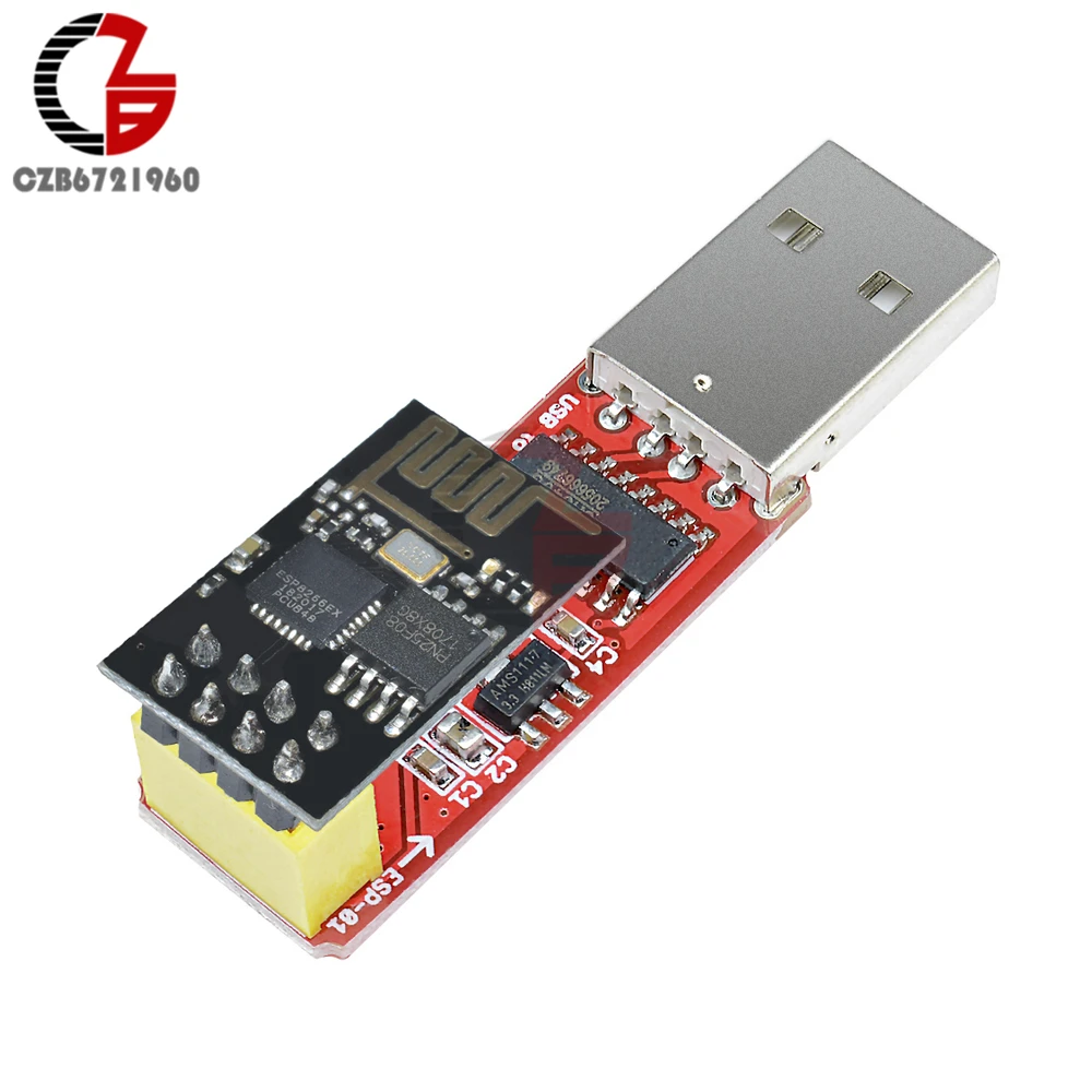 CH340 USB to ESP8266 Serial ESP-01 ESP-01S Adapter Wireless Wifi ...