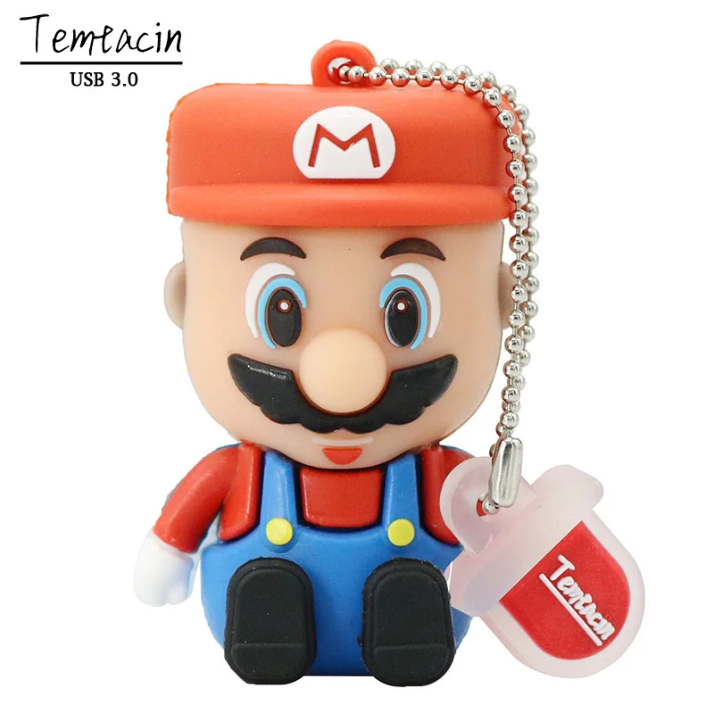 USB 3.0 3D Cartoon Super Mario Mini USB Memory Stick Card Pen Drive Gb ...
