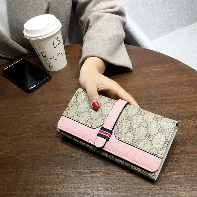 European New Pattern 2018 Fashion Hasp Ma'am Wallet Long Fund Will ...