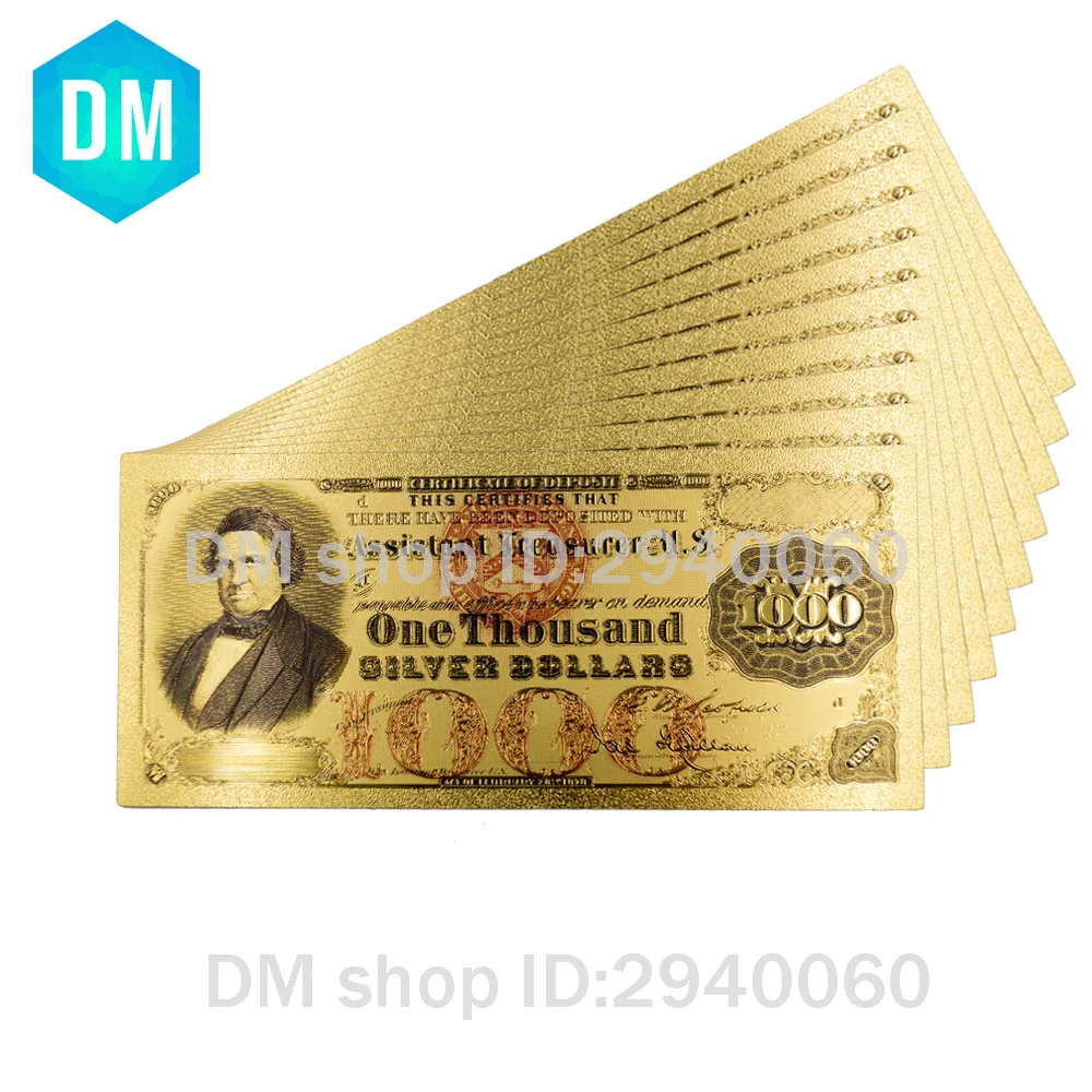 American-1000-Dollar-24k-Gold-Banknote-Collectible-999-9-Gold-Foil-Usd ...