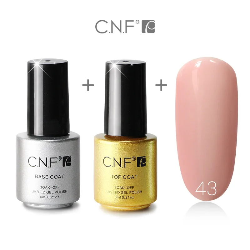 CNF Gel Polish 3pcs/Lot High Quality Uv Gel Nail Polish Including Color ...