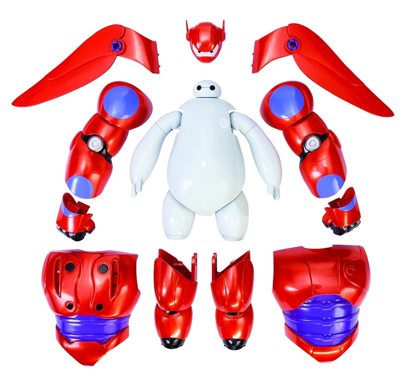 2015 New Transform Assemble Big Hero 6 Action Figure Toy Baymax Dolls ...