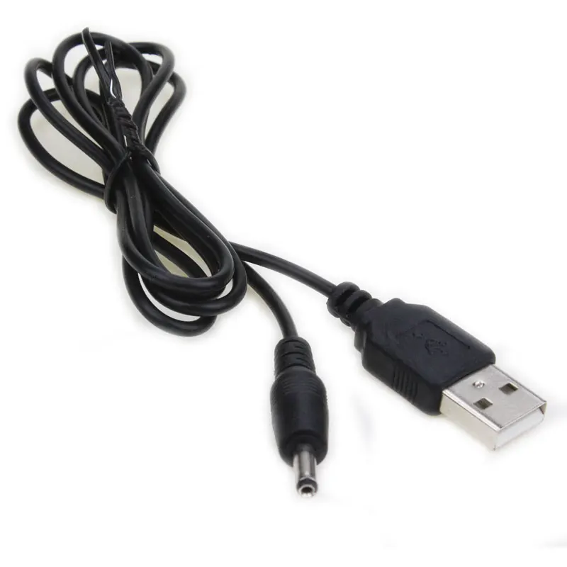 USB to 3.5mm Barrel Jack Male DC 5v power Supply charger adapter cable ...