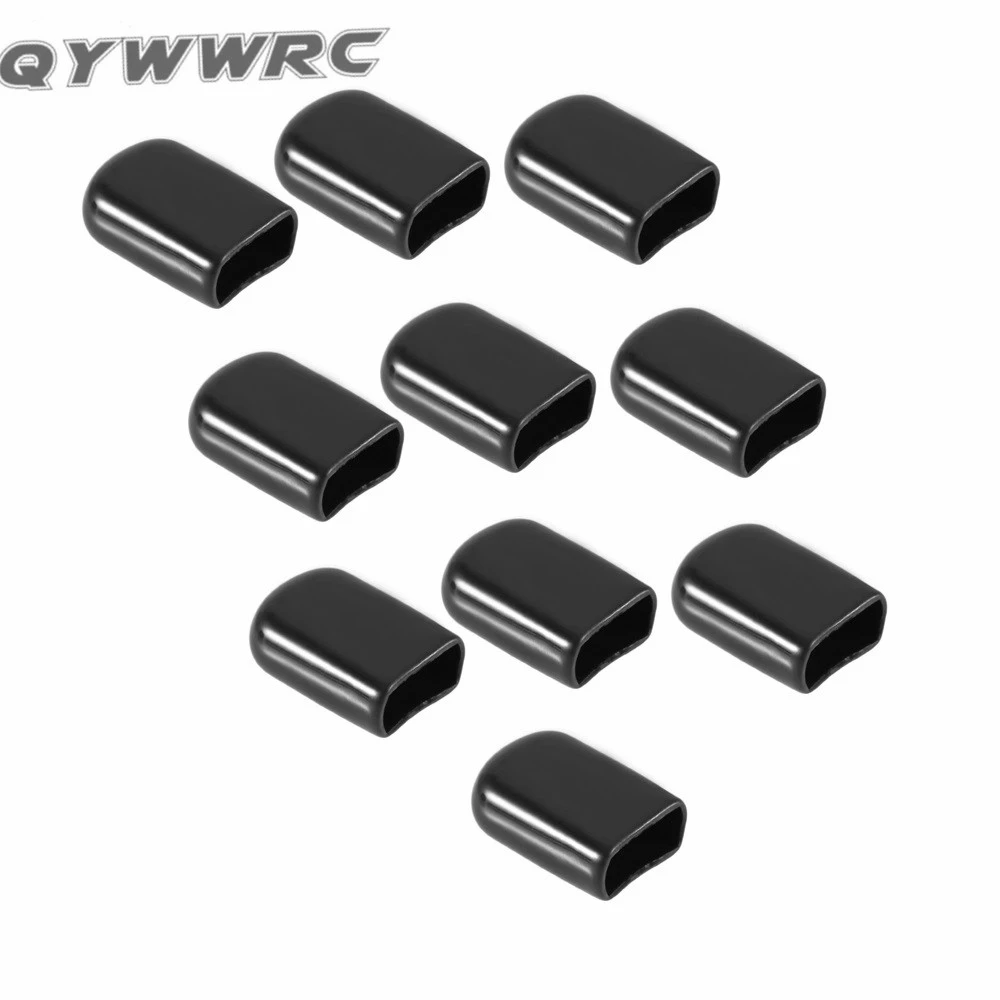 50pcs/lot Xt60 Plug Rubber Terminal Insulated Black Protective Cover ...