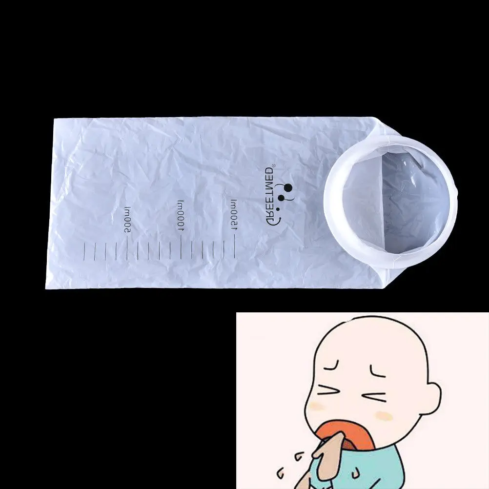 1500ML new Disposable Medical Sick Vomit Bag Puke Bag Travel or ...