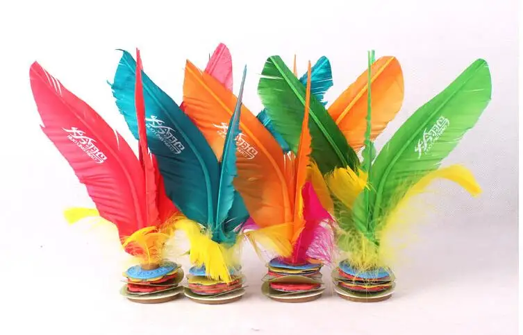 20pcs Kicking Shuttlecock Game Training Shuttlecock Goose Feather ...