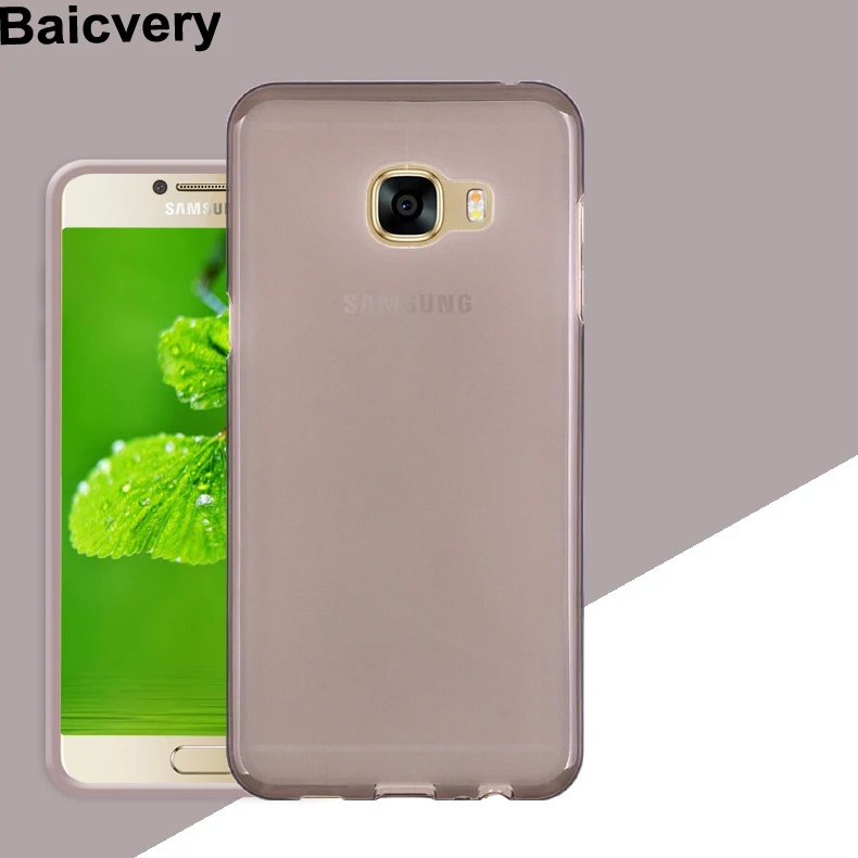 Soft Silicon TPU Case for Samsung Galaxy C5 Pro 2017 Anti Skid Cover ...