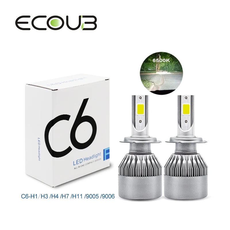 High Brightness LED Car Headlight H7 H14 LED H3 9005 HB4 9006 H1 H3 H11 ...