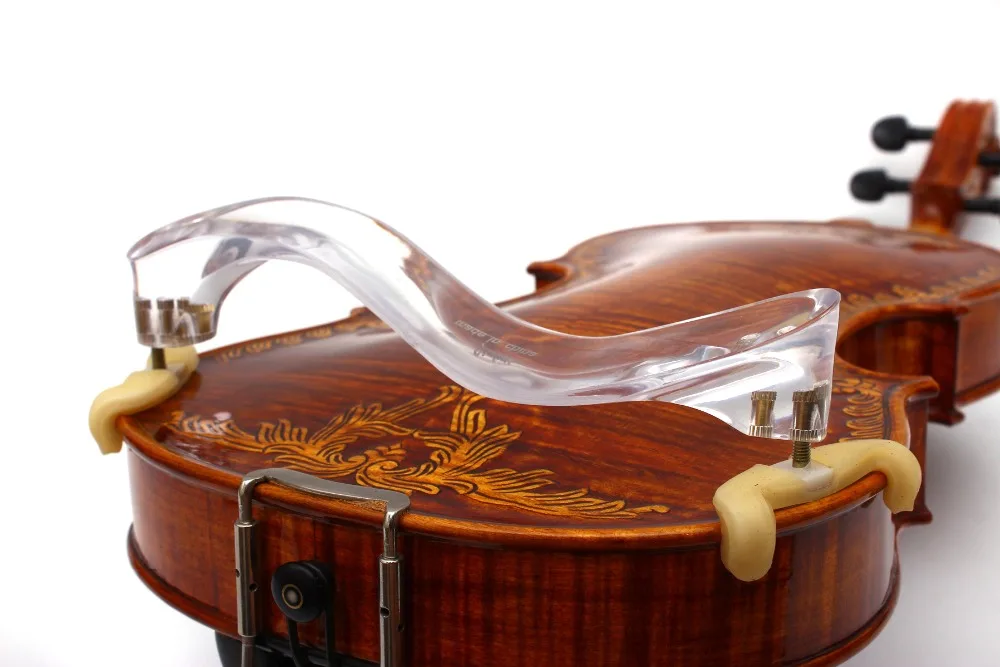 Yinfente reposapiés de cristal para violín, partes de violín, tamaño 4/ ...