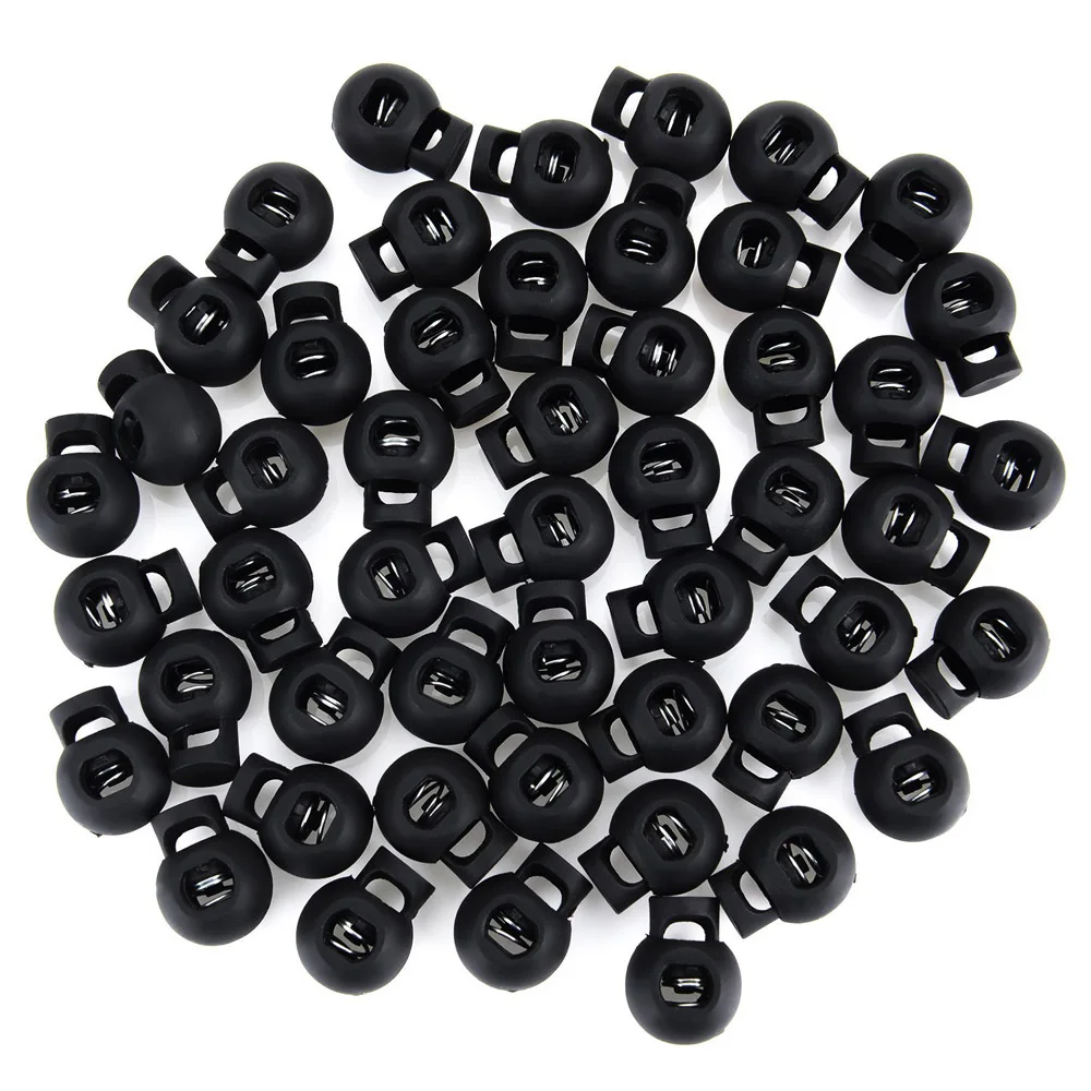 100 Pcs 19 15mm Spring Cord Lock Single Hole Cord Locks Round Toggle Stoppers In Stopper From