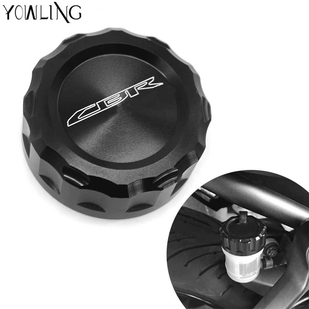 Motorcycle CNC Rear Brake Fluid Tank Reservoir Cap Oil Cup Cover for ...