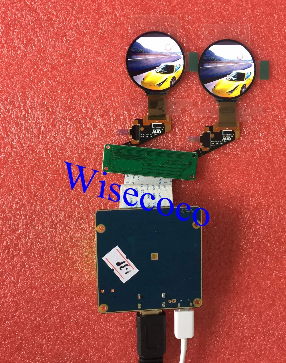 1.39 Polegada micro tela oled display 400*400 round amoled controlador placa de alta qualidade ...