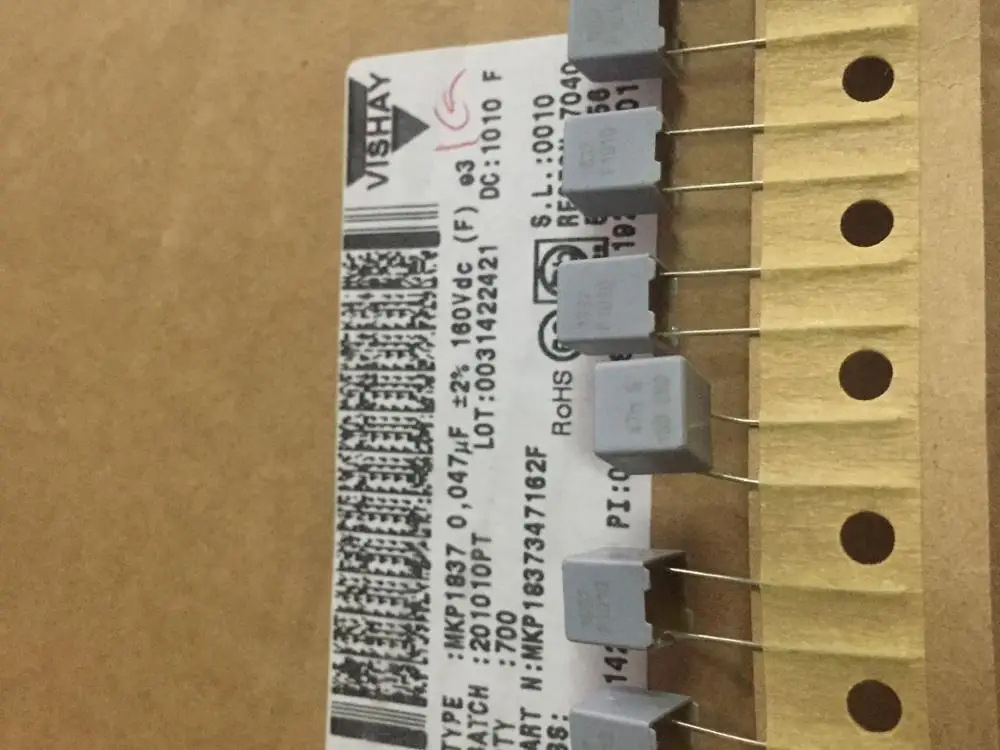 Original new 100% KP1837 0.047uF/160V , (47nF 473) 2% better than MKP ...