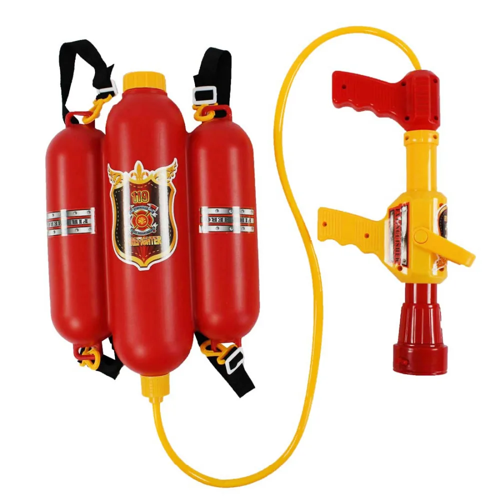Firefighter Backpack Water Gun Toy , 12"|water guns toys|gun ...