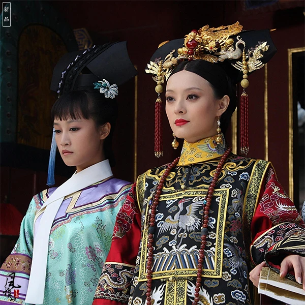 TV Play Legend of Empress Zhenhuan Costume Qing Princess Qizhuang Super ...