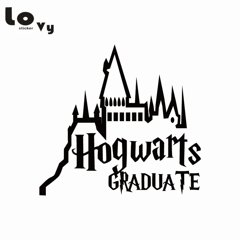 Klassieke Film Harry Potter Auto Sticker Cartoon Hogwarts Graduate ...