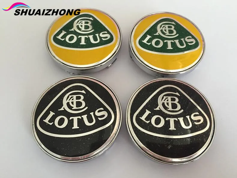 20pcs 56mm 60mm Lotus logo Car emblem Wheel Center Hub Cap wheel Badge ...