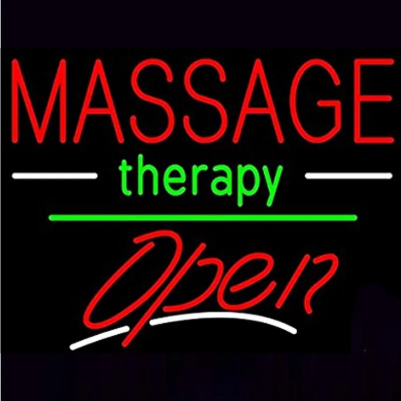 Massage Therapy Neon Sign Lamp Fairy lights real Block Neon sign Lamp ...