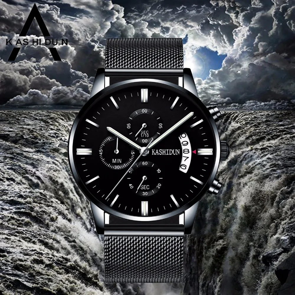KASHIDUN. Men's Watches Sporty Casual Quartz Analog Watches Military ...
