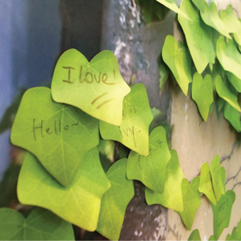 Lifelike-leaves-Creative-Sticky-Notes-classroom-Memo-Pad-Paper-Sticker ...
