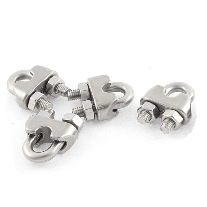 Wire Rope Clips - M2 Stainless Steel Cable Clamp Saddle Fastener for ...