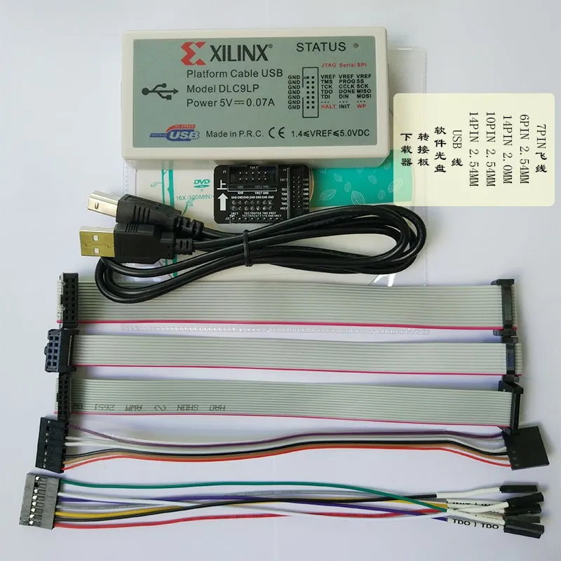 Xilinx Platform USB Download Cable Jtag Programmer for FPGA CPLD C Mod XC2C64A|programmer ...
