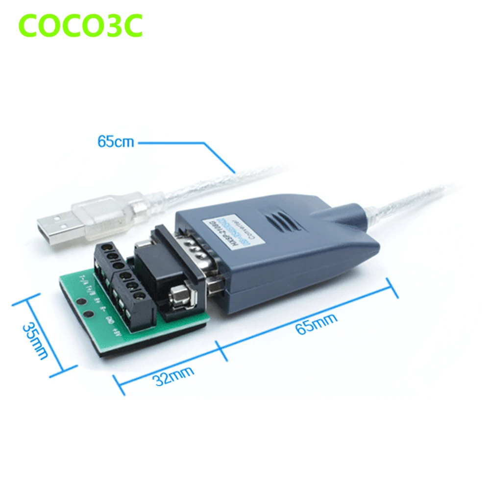 USB 2.0 to RS 422 RS 485 Cable USB2.0 to RS422 RS485 RS232 COM Port for ...