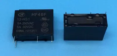 HF46F 12 HS1 12VDC 5A 250VAC DIP4 HONGFA RELAY 1From A,New and original ...