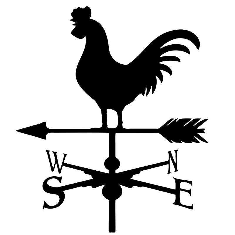 Veleta gallo agricola moderna del arte de la pared Stikers estilo ...