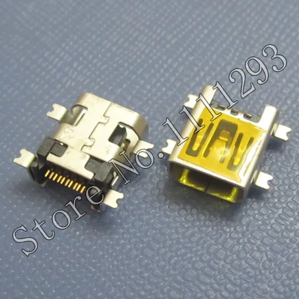 20pcs-lot-Mini-10pin-USB-Jack-Port-Connector-for-Tablet-mobile-phone ...
