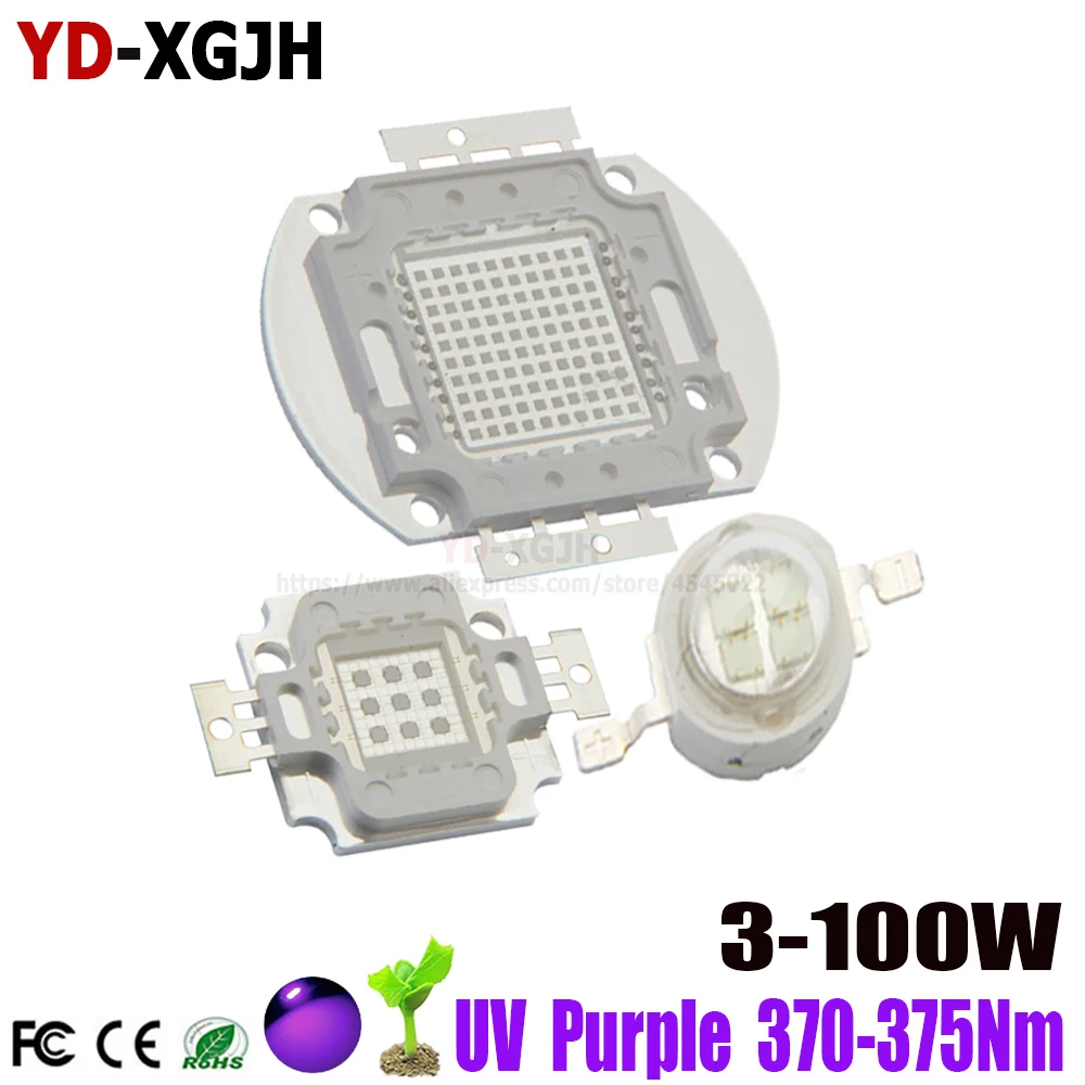 High Power LED Ultraviolet Light Matrix 360Nm 370Nm 390Nm 400Nm 410Nm ...