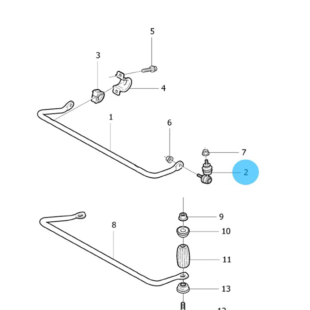Задняя подвеска стабилизатор Подвески ссылка для VOLVO C70 S40 V50 ...