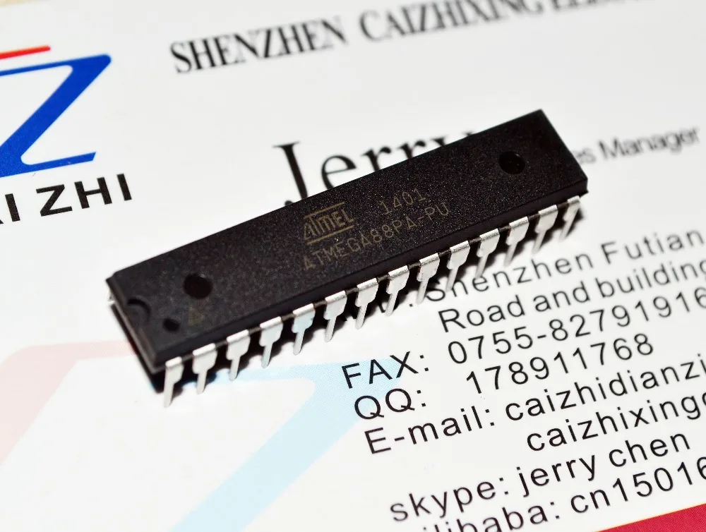 Free shipping ATMEGA88PA PU 8K 28 DIP ATMEGA88PA 88 ATMEGA88 88P ...