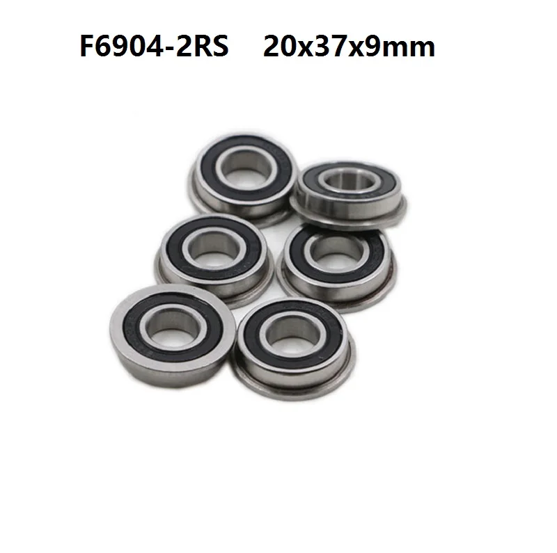 20pcs/lot Flange Bearing F6904-2rs F6904rs F6904 2rs 20x37x9 Mm Rubber ...