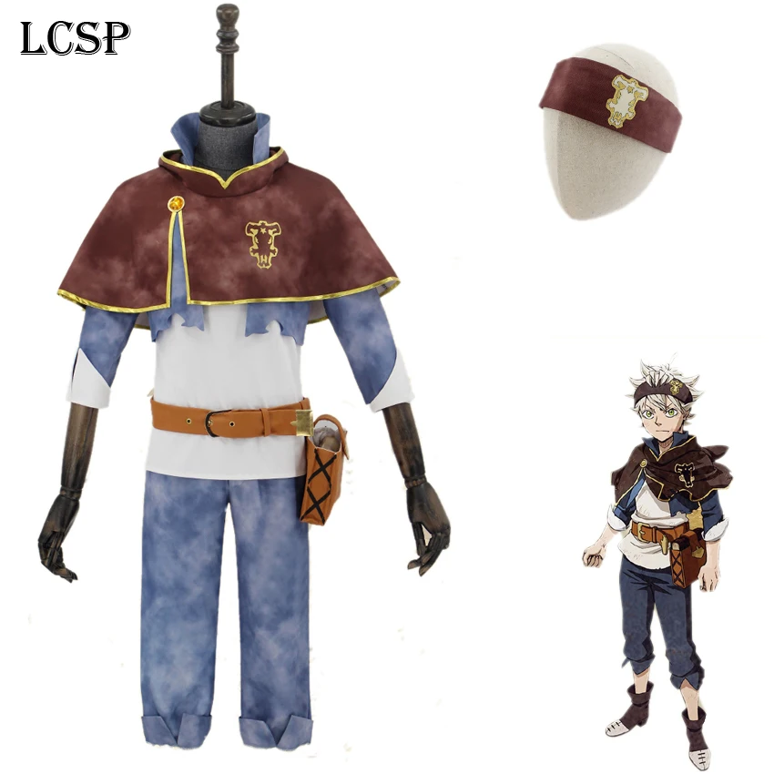 LCSP Black Clover Asta Japanese Anime Cosplay Costume Uniform Suit ...