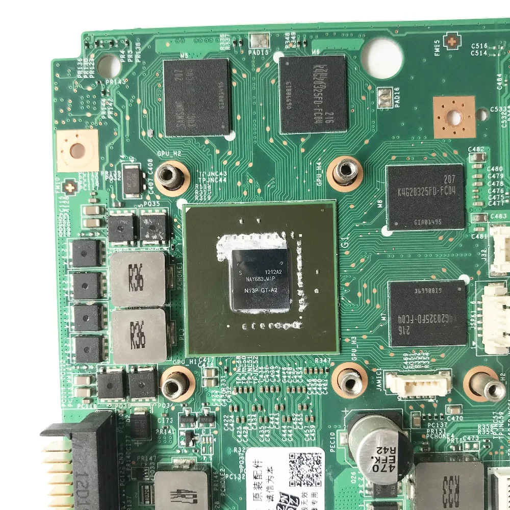 MS-17561 для MSI GE70 Материнская плата ноутбука N13P-GT-A2 GT650M/2 GB ...
