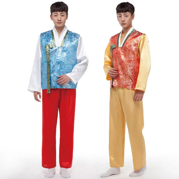 New Arrival homens coreia do tradicional traje masculino Hanbok 3 PCS ...