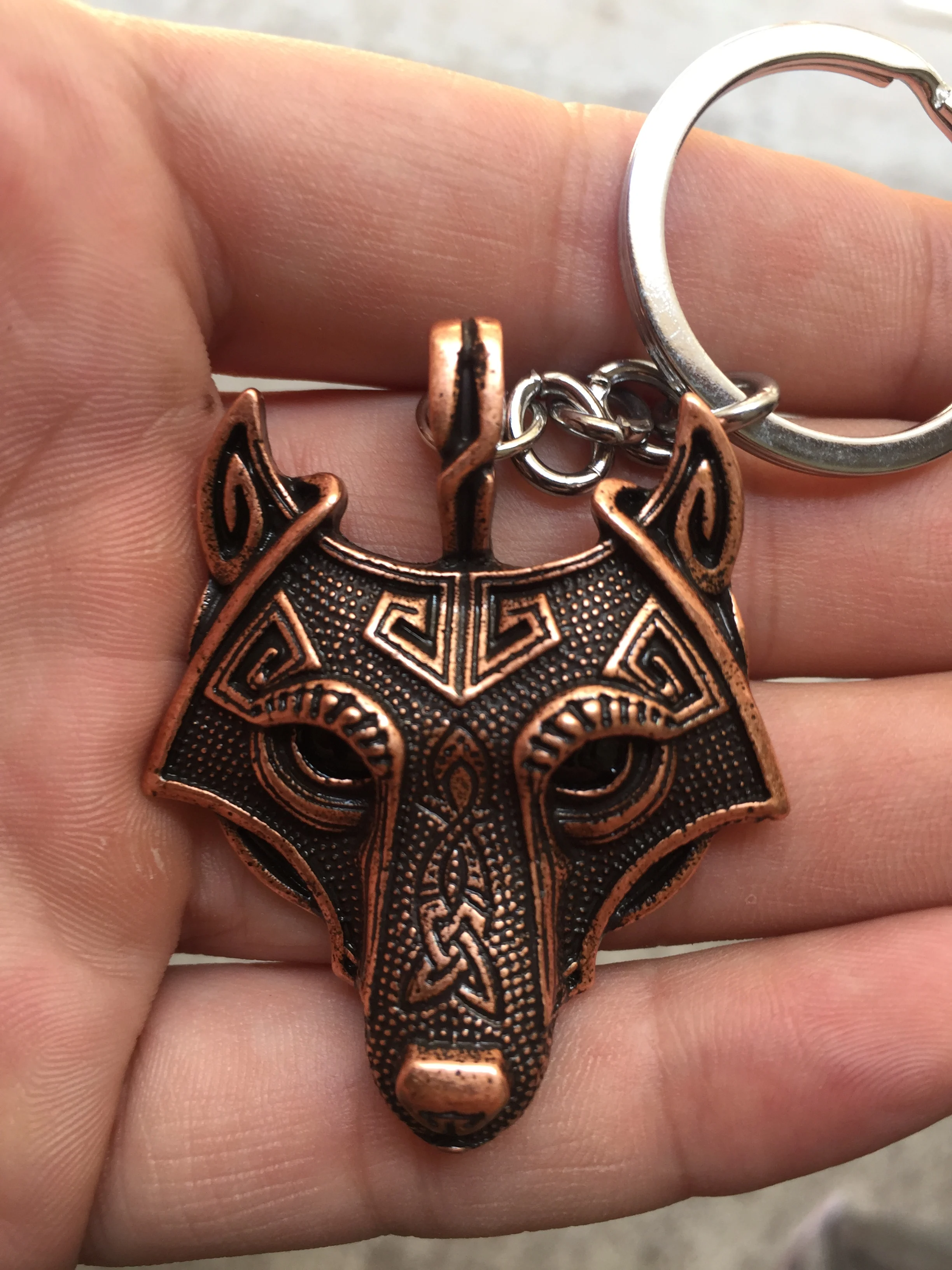 Norse Wolf Head