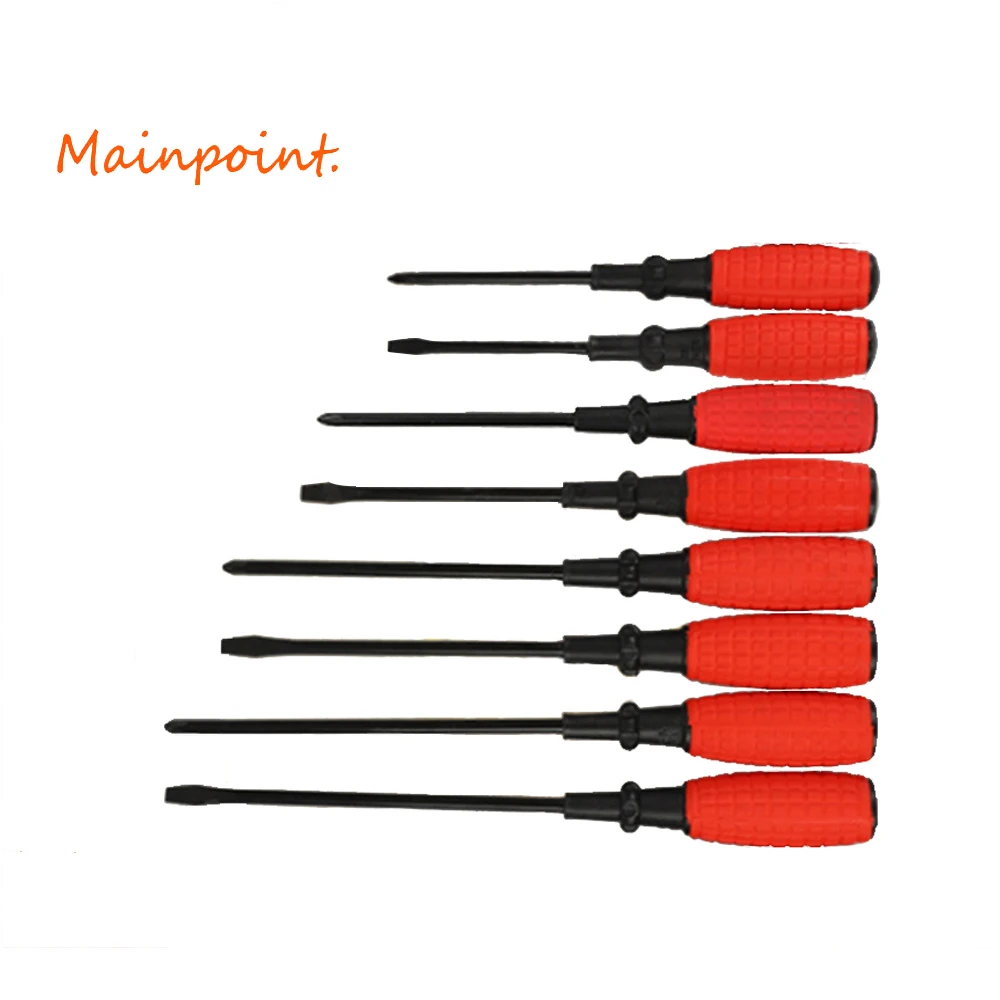 8Pcs Red Screwdriver Sets Home Repair Multi function Repair Tool ...