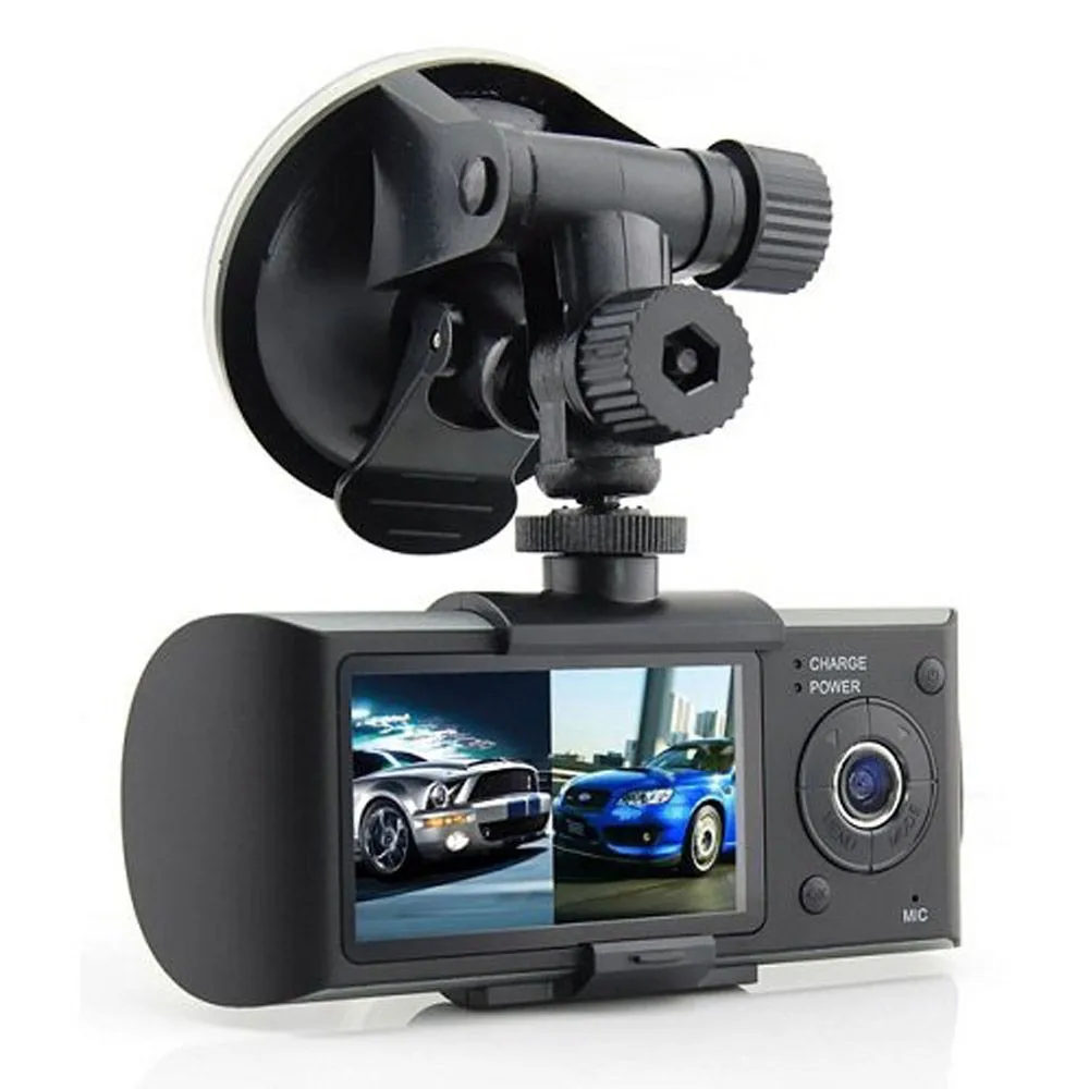 DVR Recorder Dual Lens Car Camera GPS Logger 1920*1080P Full HD 2 ...