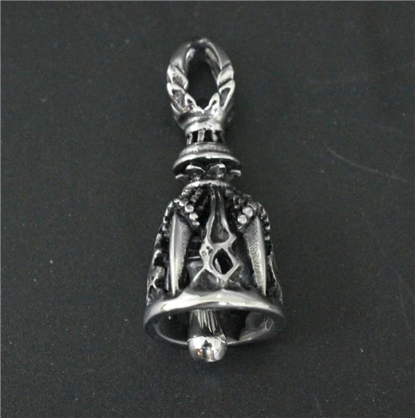 100-Personal-Design-Punk-Bells-Pendant-316-Stainless-Steel-Fashion-New ...