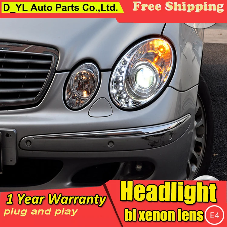 D_YL Auto Styling für W211 E240 E200 E280 Scheinwerfer 2003 2009 W211 ...