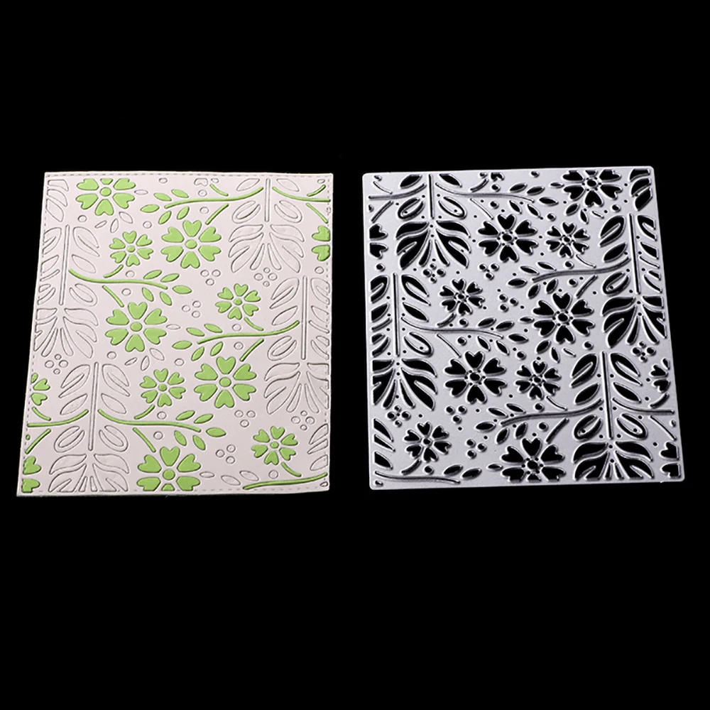 Flower Leaf Background Dies scrapbooking New Arrival Metal Cutting Dies ...
